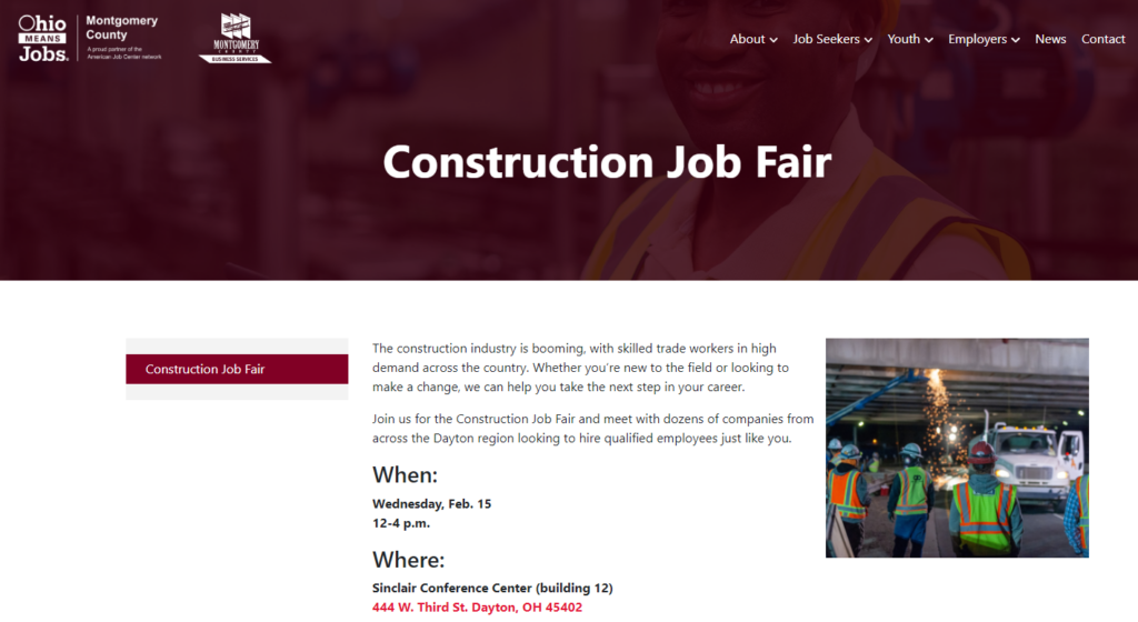 Construction Job Fair - Trotwood, Ohio